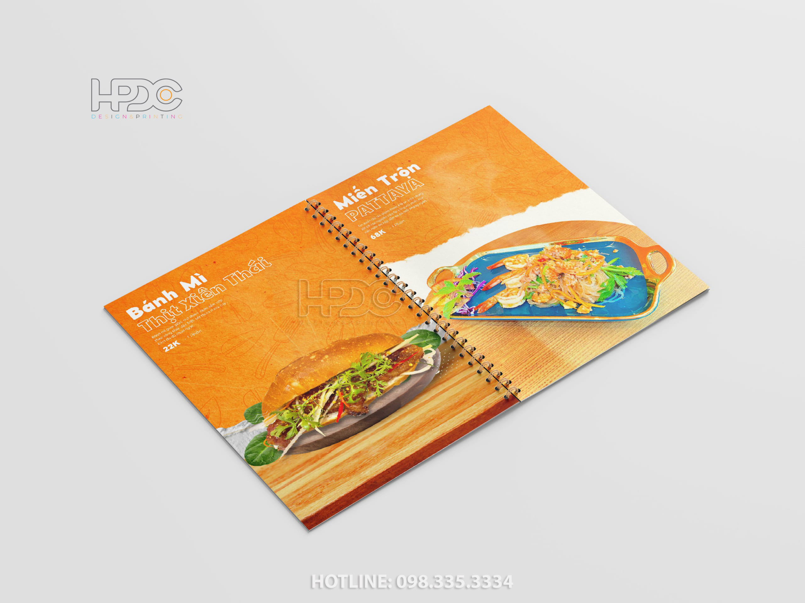 In menu nhựa PVC Bình Dương - Xưởng in nhanh bình dương